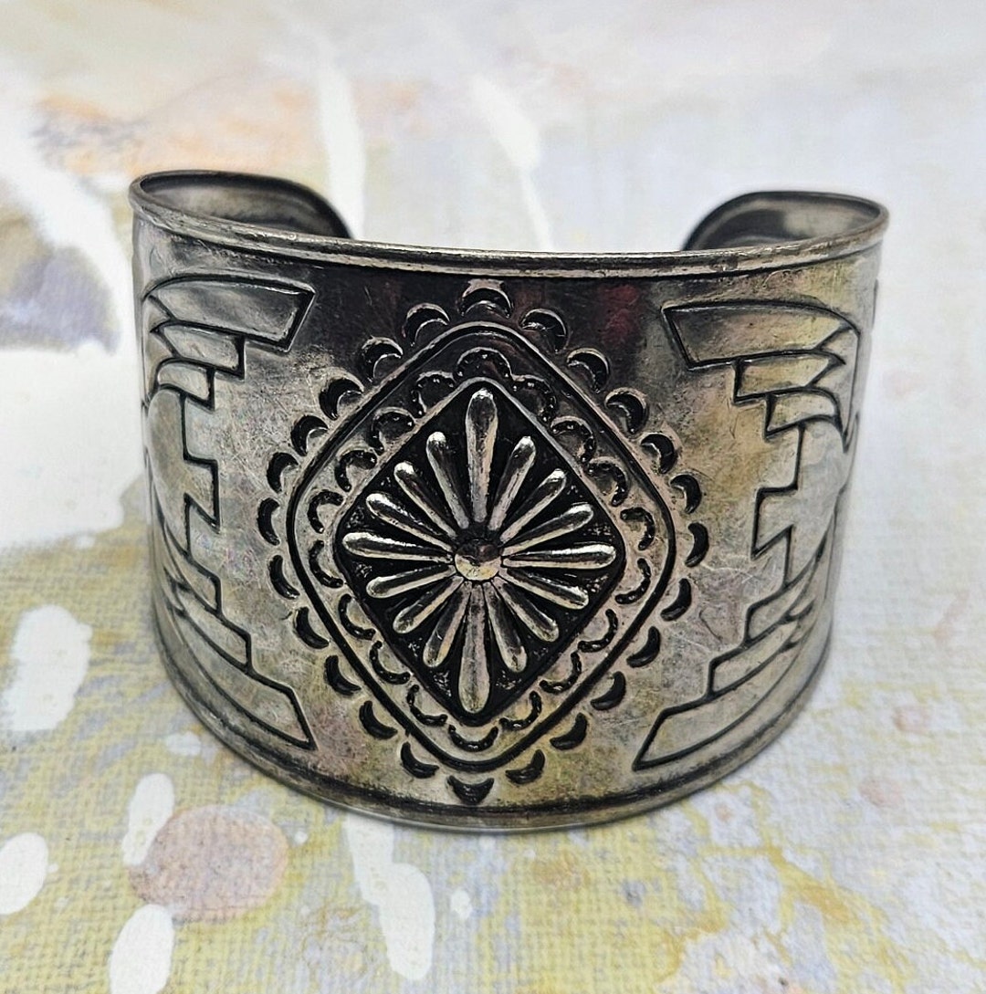 Silver Cuff Bracelet - Etsy