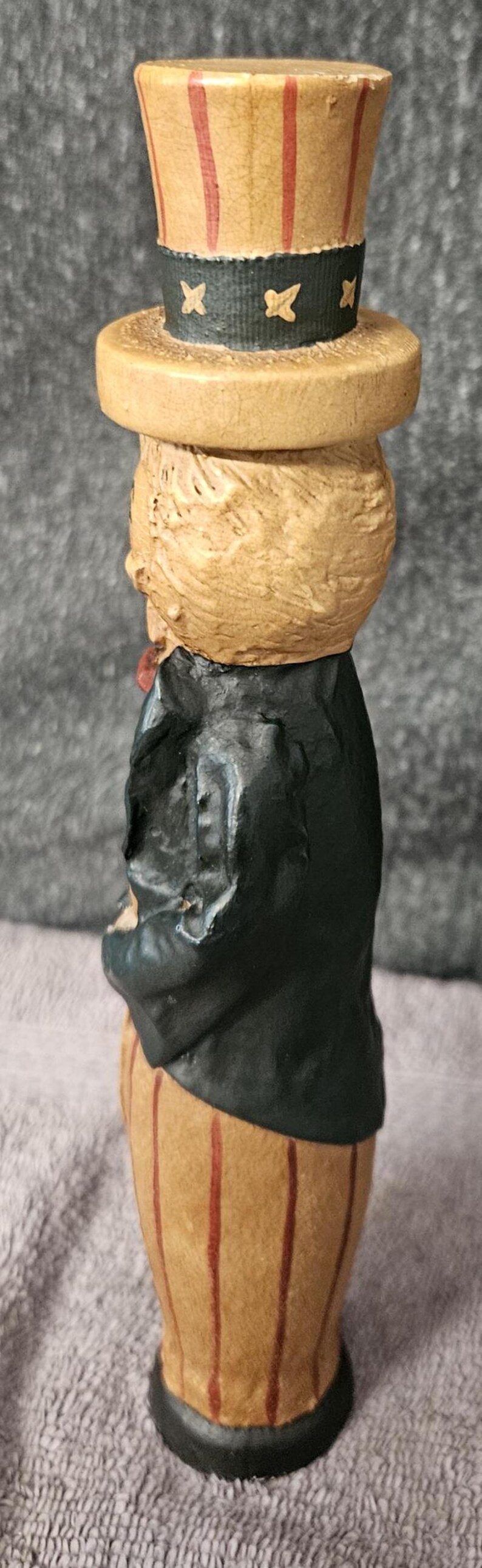 Vintage Hand Carved Wood Uncle Sam A6/21 - Etsy