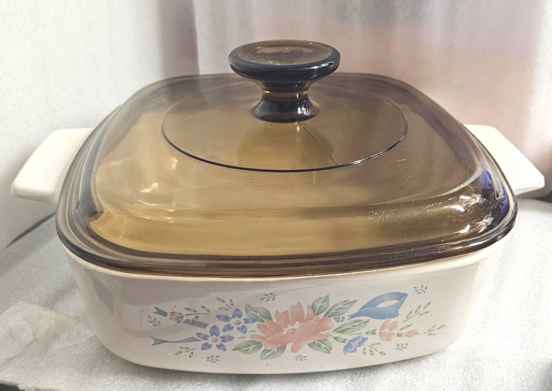 Corningware Symphony 1-quart Square Casserole Dish With Lid, A1-B, From ...