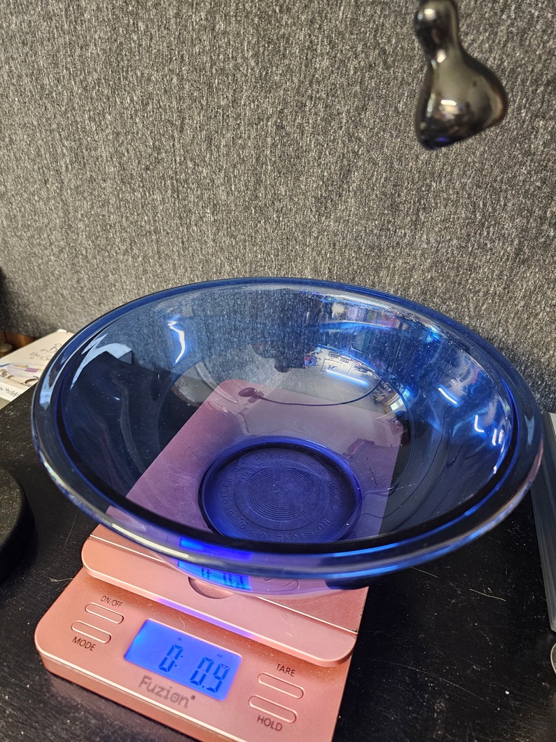 Vintage Pyrex 325 Cobalt BLUE Glass, Flat Rim 2.5qt Mixing Nesting Rd ...