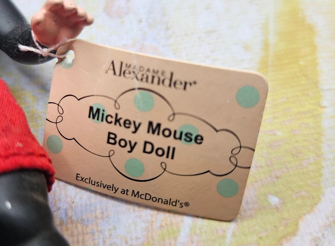 Madame Alexander Mickey Mouse Boy Doll Mcdonald's Mouseketeers D3/21 - Etsy