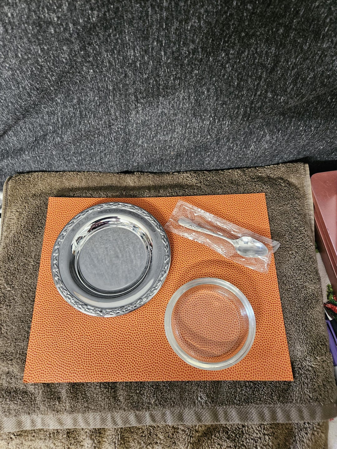 Vintage Oneida Silver Plate Caviar /condiment Dish With Glass Insert ...