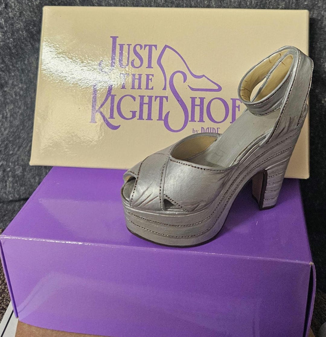 Just the Right Shoe by Raine Silver Cloud 25007 A4/11 - Etsy