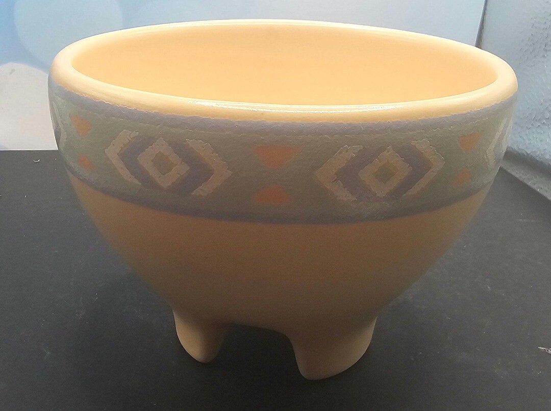 Vintage Treasure Craft Southwestern Dip Bowl F7/11 - Etsy