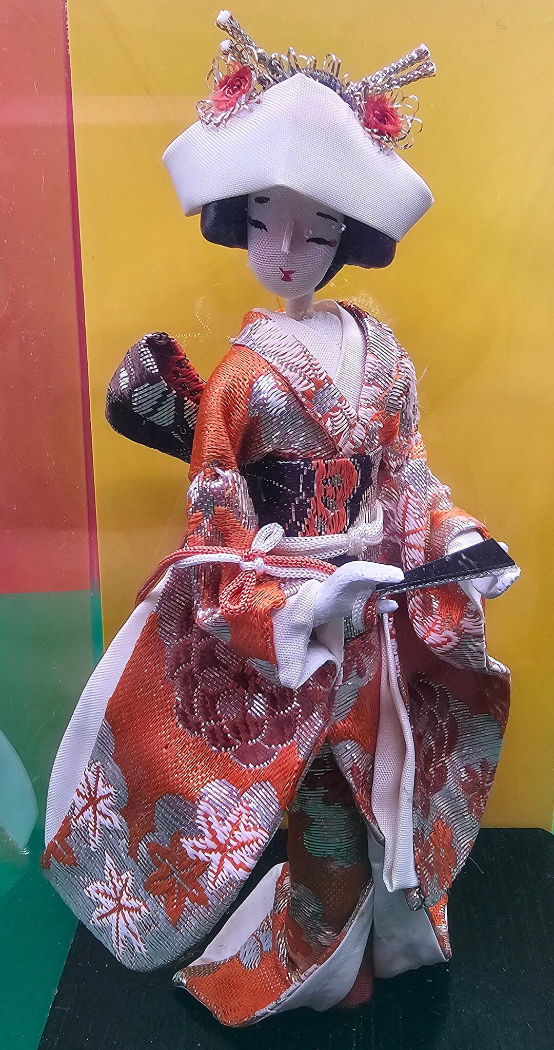 Vintage TKR Japanese Geisha Jestia Doll in Acrylic Case B5/2 - Etsy