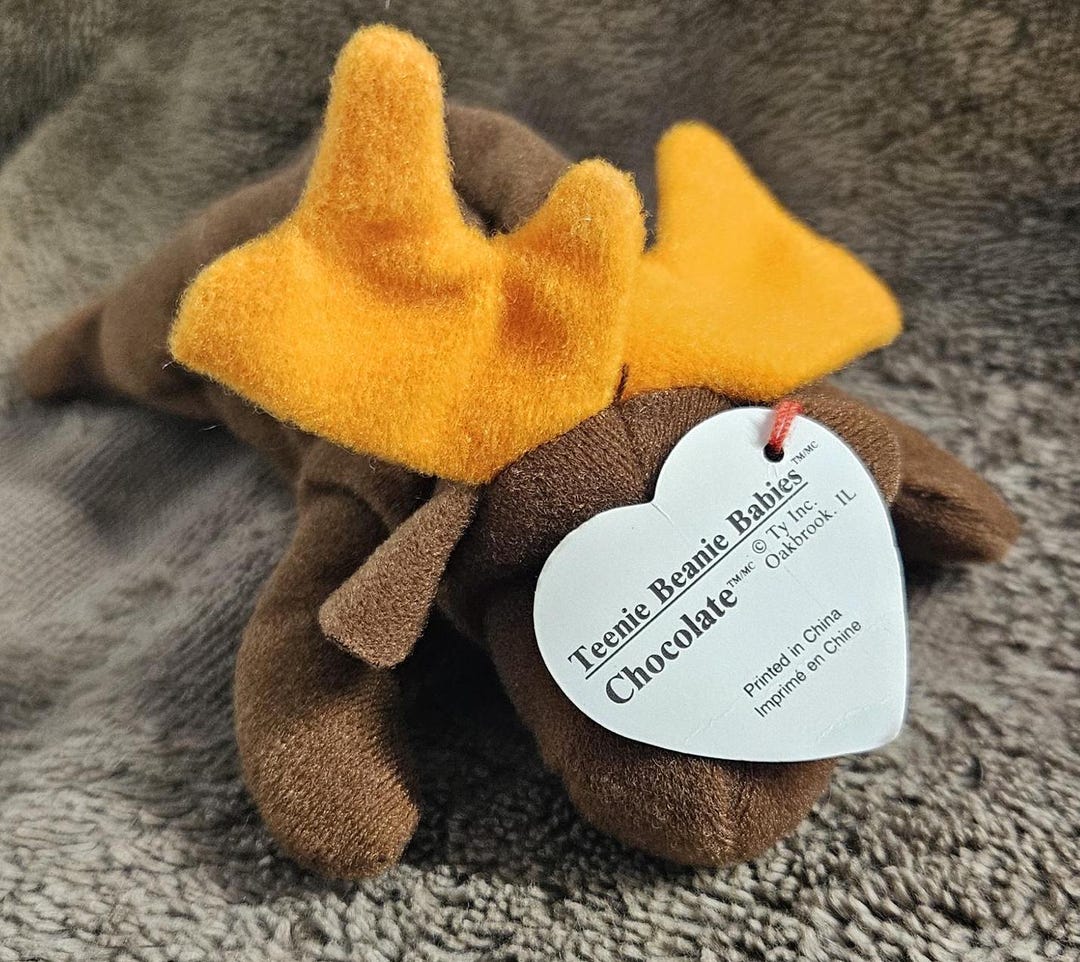 Ty 1993 Beanie Babies Chocolate the Moose Very Rare - Retired A5/16 - Etsy