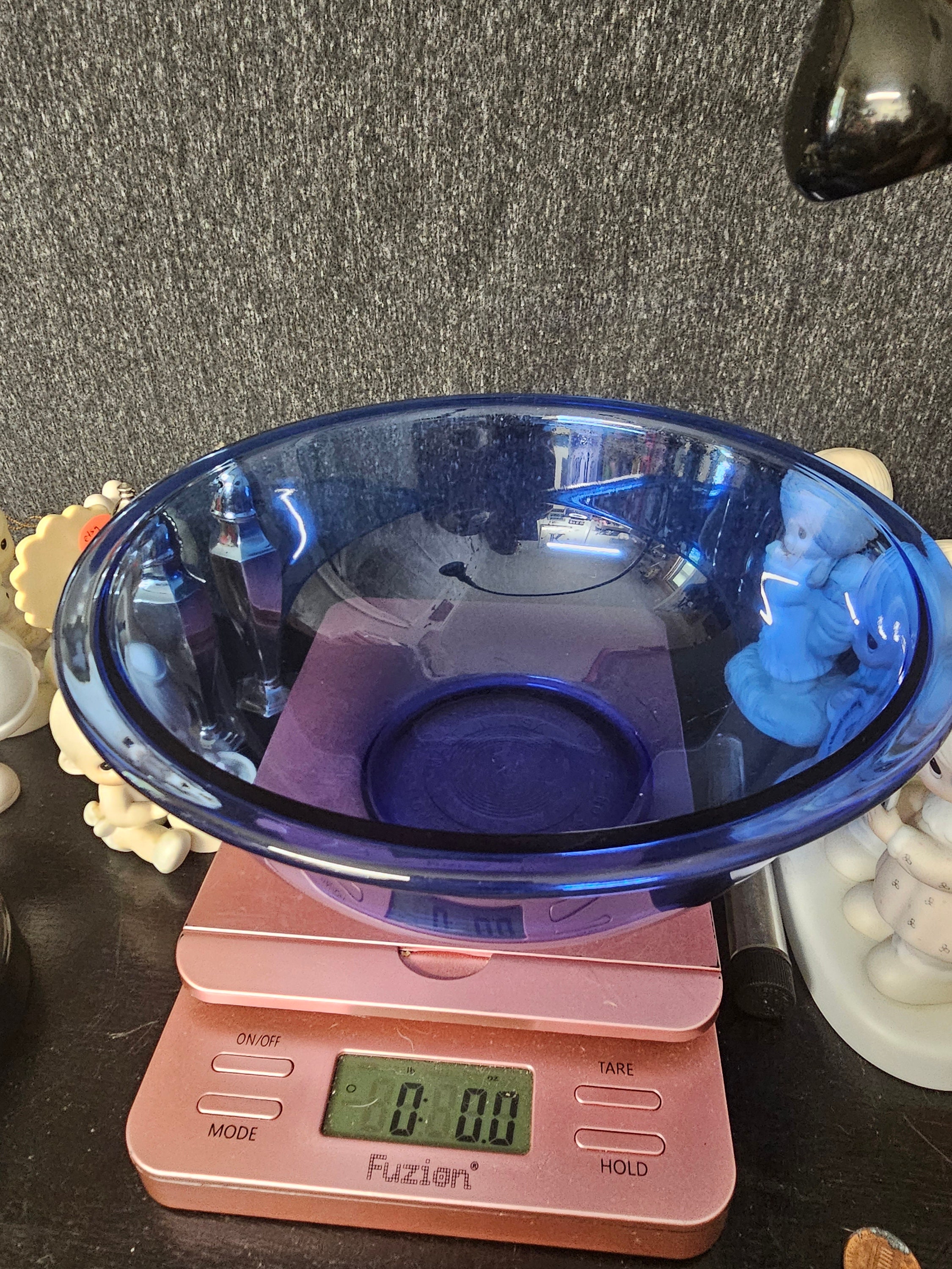Vintage Pyrex 325 Cobalt BLUE Glass, Flat Rim 2.5qt Mixing Nesting Rd ...