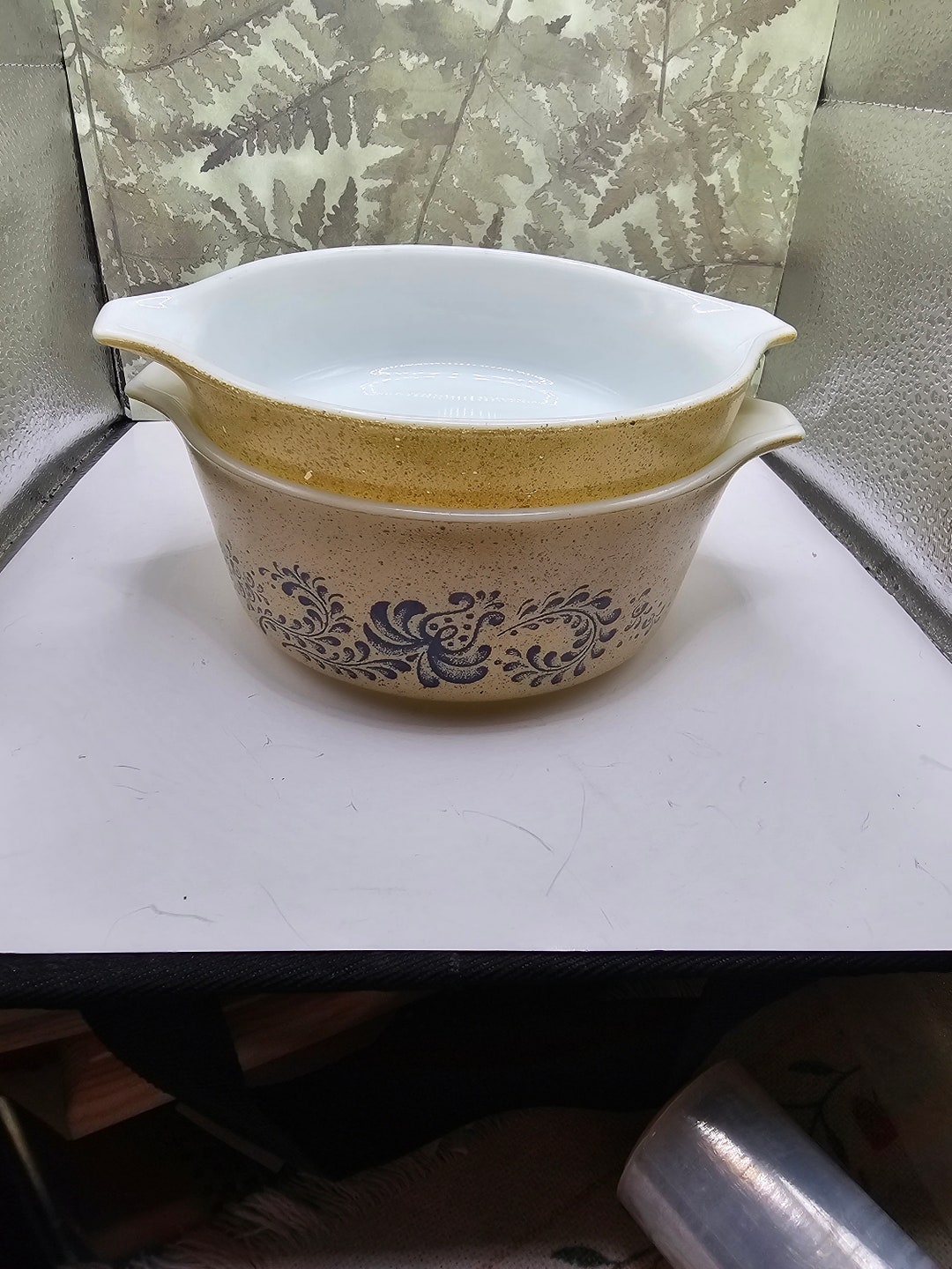 Vintage Pyrex 471-A /472-B Set of 2 No Lids/ Homestead Pattern F10/15 ...