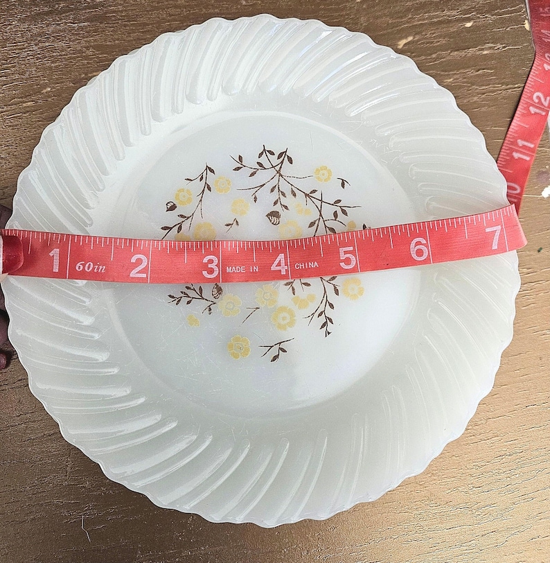 Vintage Termocrisa Milk Glass Bowls - Floral Harvest Pattern - Set of 9 ...