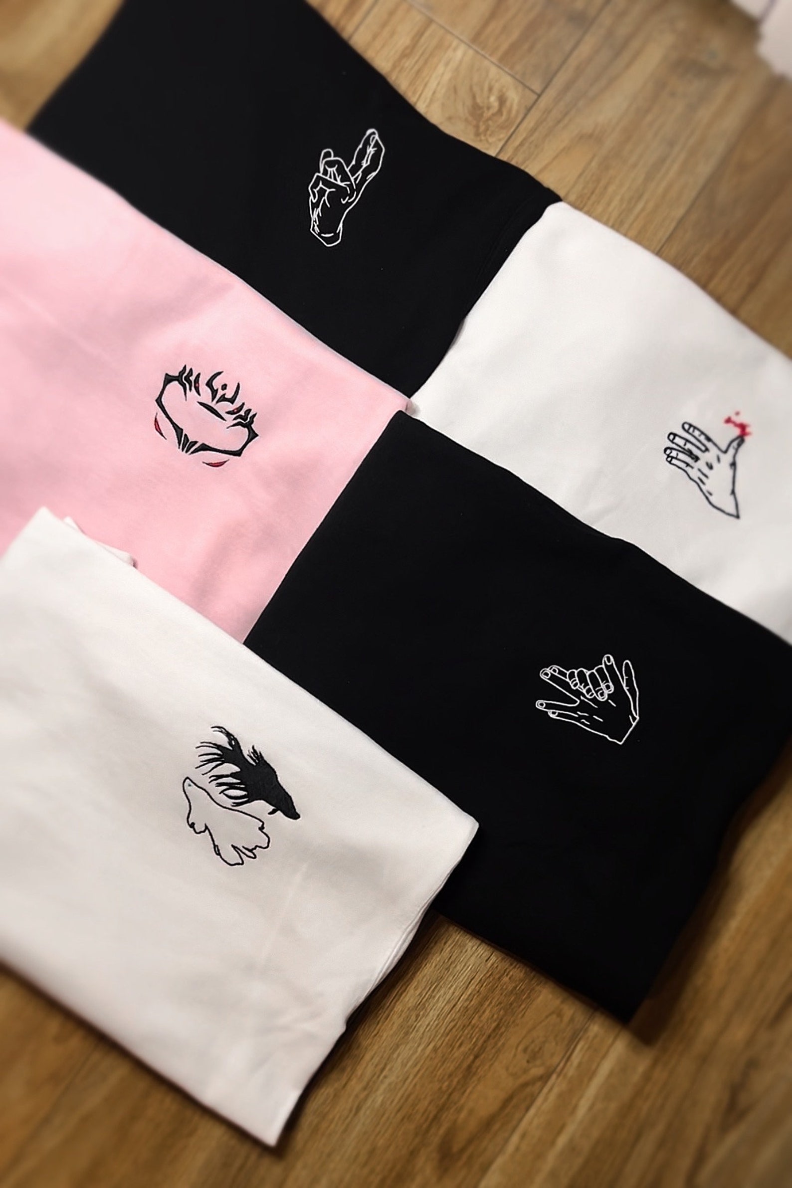 Gojo & Geto Beta Fish Embroidered Sweater JJK Anime Manga Sweater ...