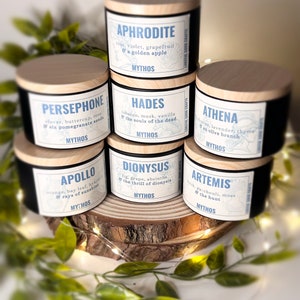 Artemis Scented Soy Candle/wax Melt Fandom Merch, Greek Mythology ...