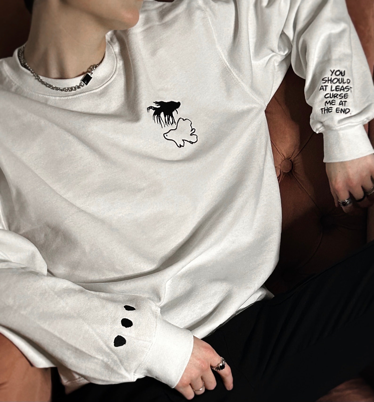 Gojo & Geto Beta Fish Embroidered Sweater JJK Anime Manga Sweater ...