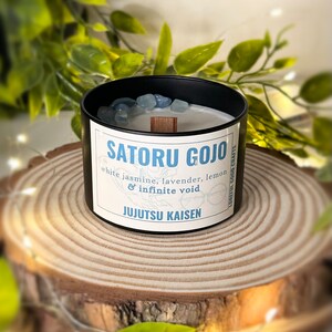 Satoru Gojo Scented Soy Candle/wax Melt | Fandom Merch, JJK Inspired ...