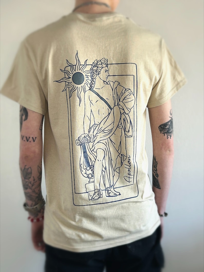 Apollo Laurel T-shirt/sweater Greek Mythology Tarot Card - Etsy