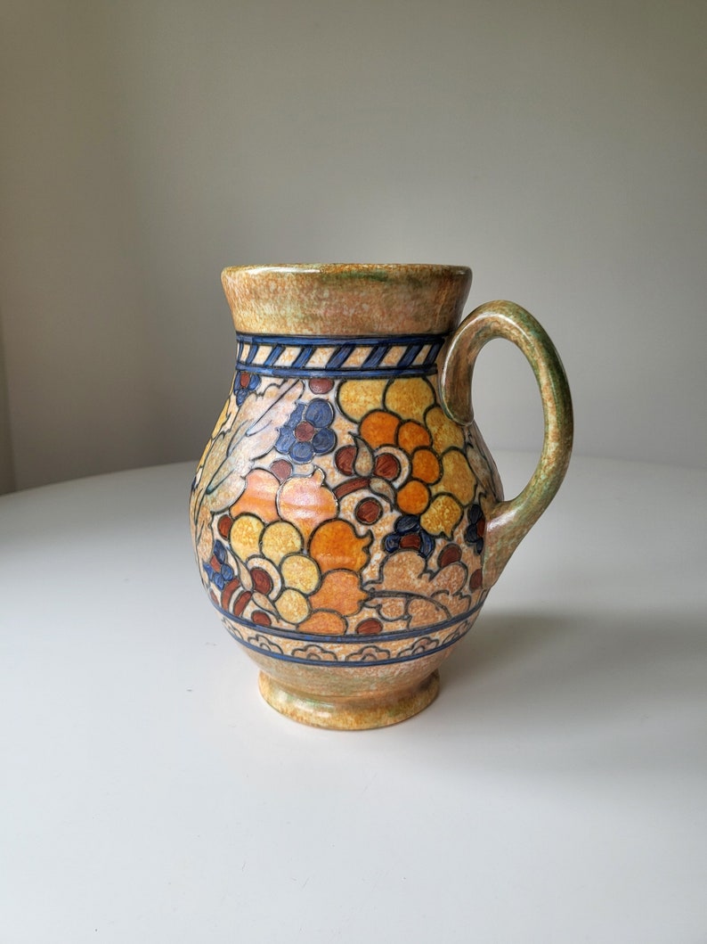Early Charlotte Rhead Crown Ducal 'byzantine' Pattern Jug - Etsy
