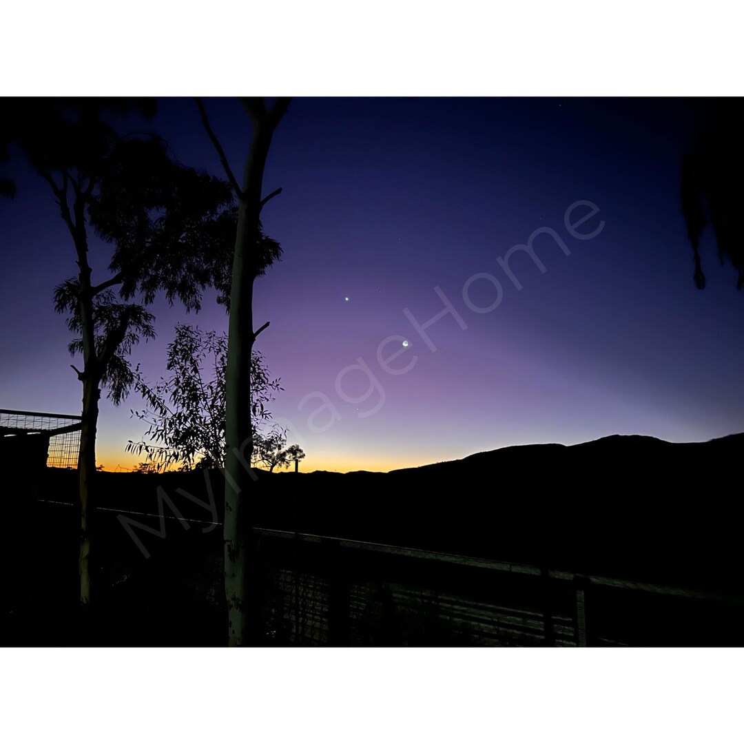 Photo of Outback Sunset, Apy Lands South Australia Desert, Digital ...
