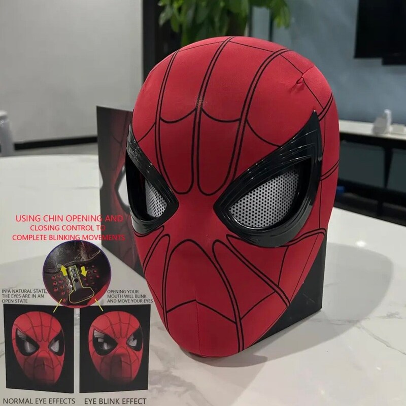 Spiderman Mask Moving Eyes - Etsy