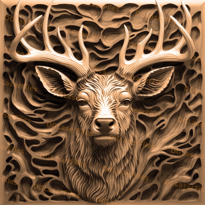 Laser Engrave File | 3D Illusion | PNG for Engraving | Glowforge | Design for Laser | PNG Burn ...