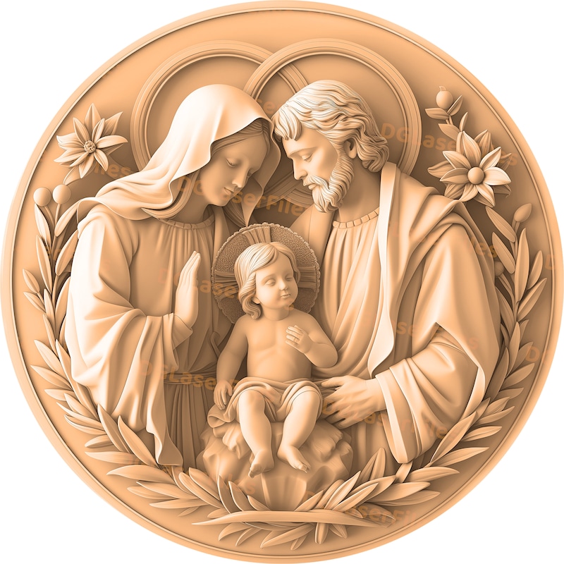 Holy Family Svg - Etsy