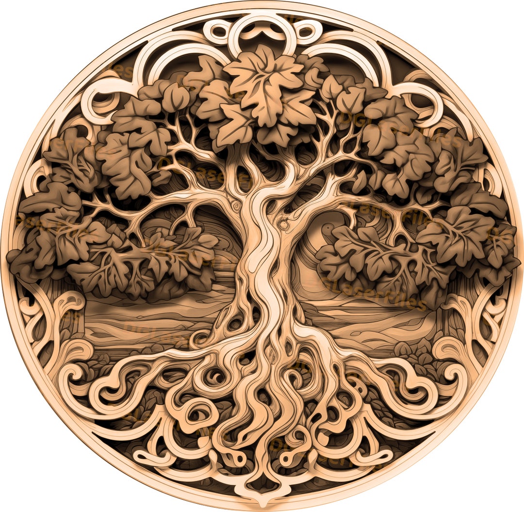 Laser Engrave File | 3D Illusion | PNG for Engraving | Glowforge ...