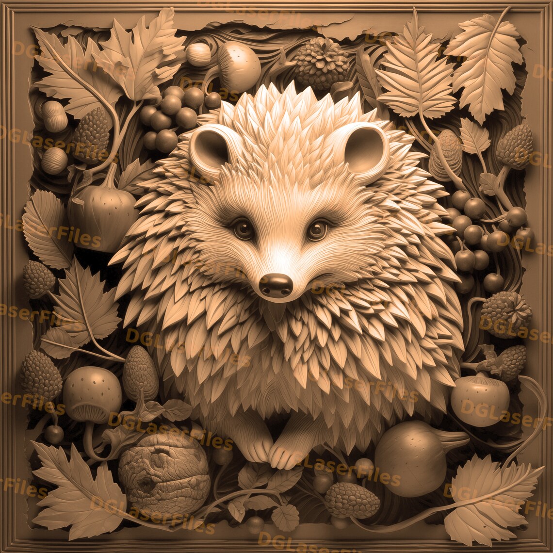Laser Engrave File | 3D Illusion | PNG Engrave | Glowforge | Design for ...