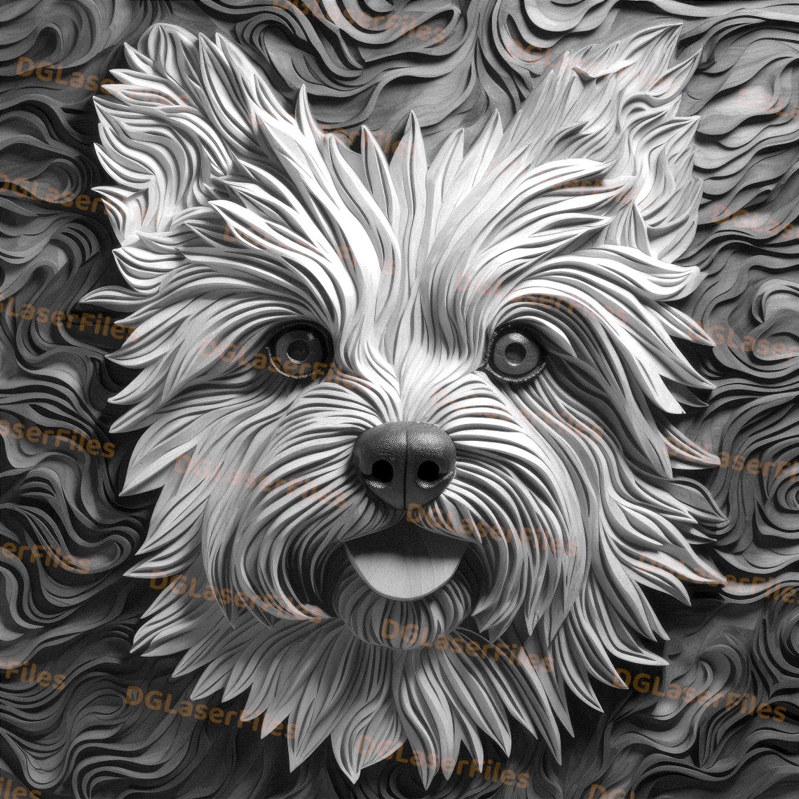 Laser Engrave File 3D Illusion PNG for Engraving - Etsy