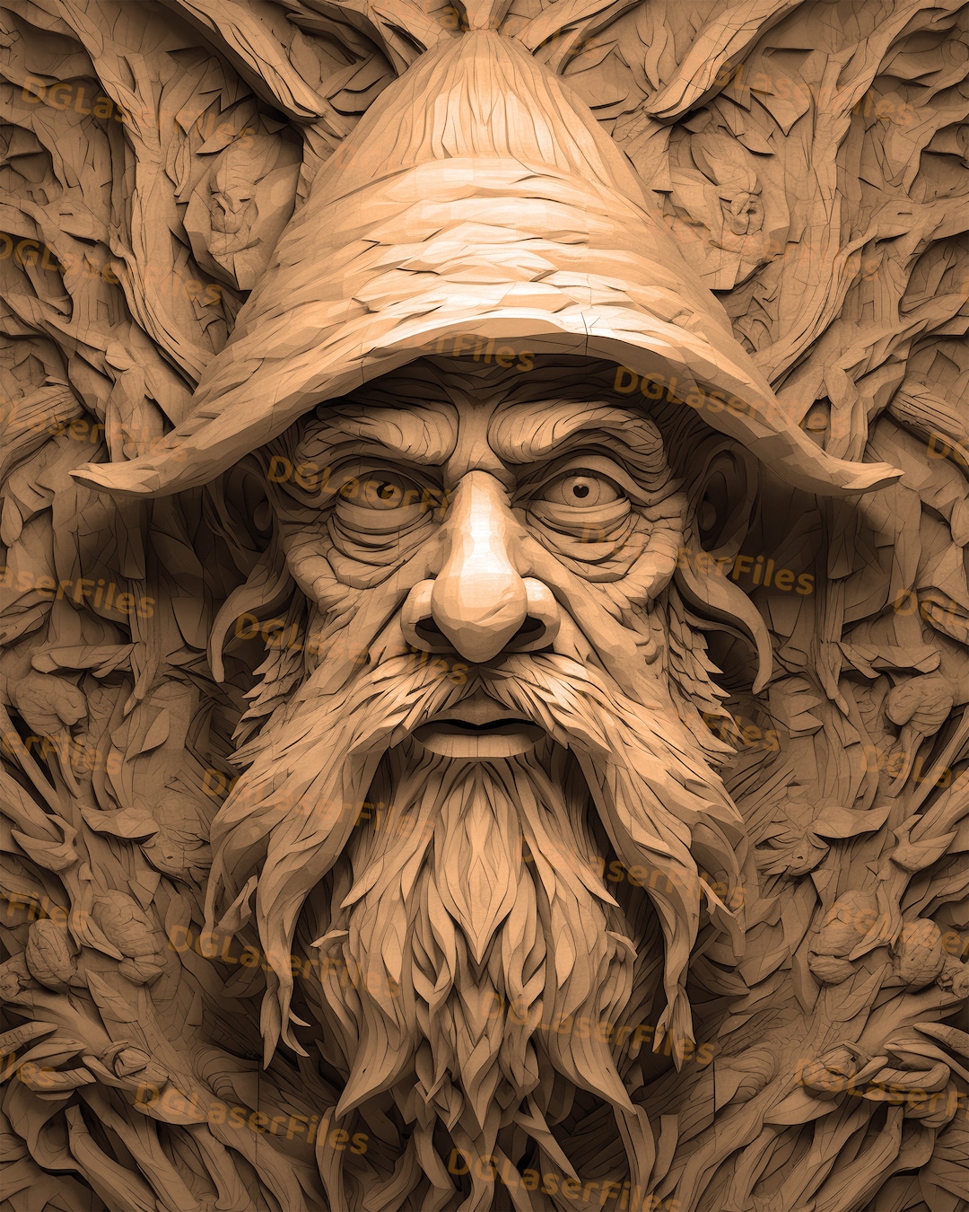 Laser Engrave File | 3D Illusion | PNG for Engraving | Glowforge | PNG ...