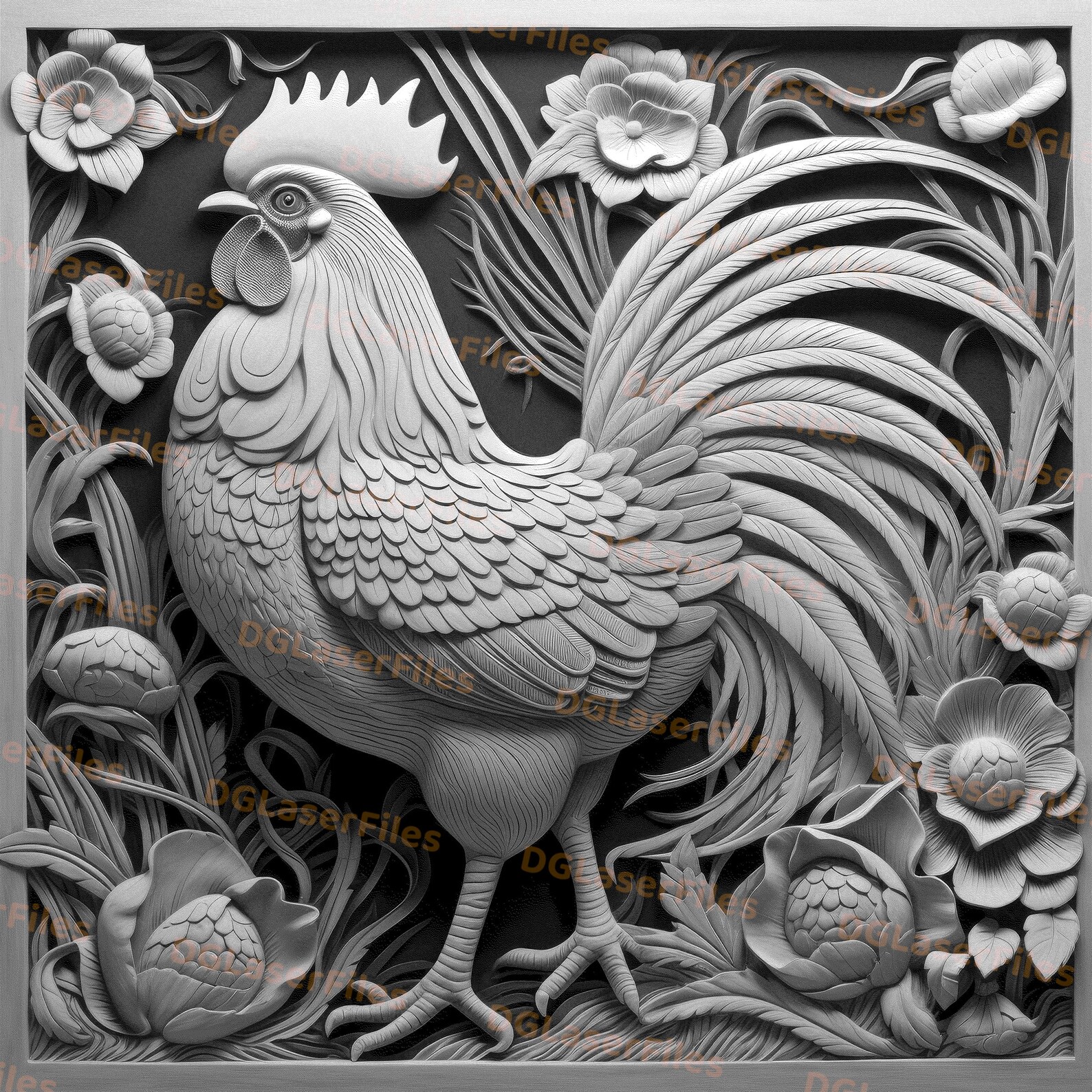 Laser Engrave File 3D Illusion PNG for Engraving - Etsy