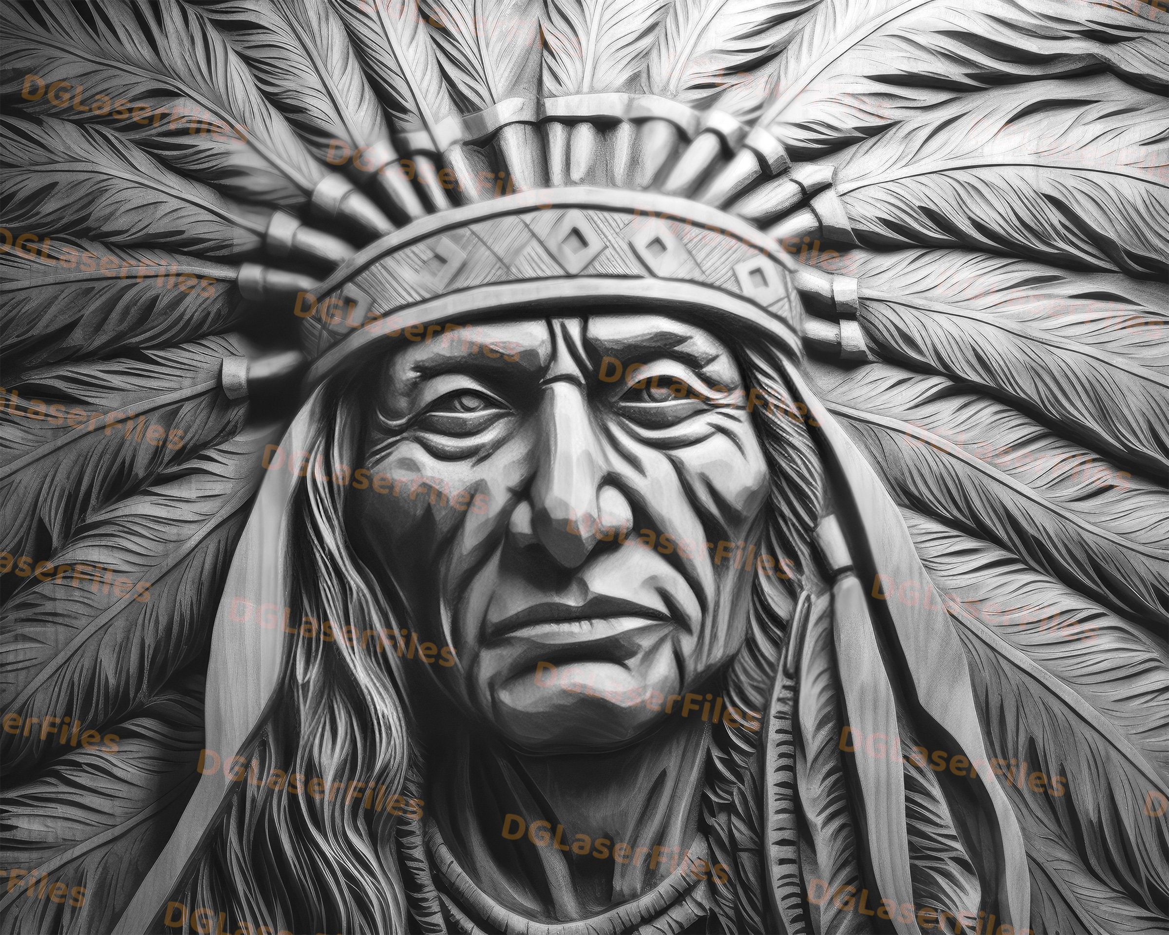 Laser Engrave File | 3D Illusion | PNG for Engraving | Glowforge | PNG ...