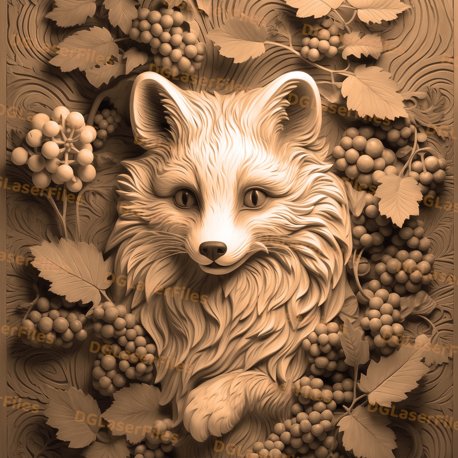 Laser Engrave File | 3D Illusion | PNG Engrave | Glowforge | Design for ...