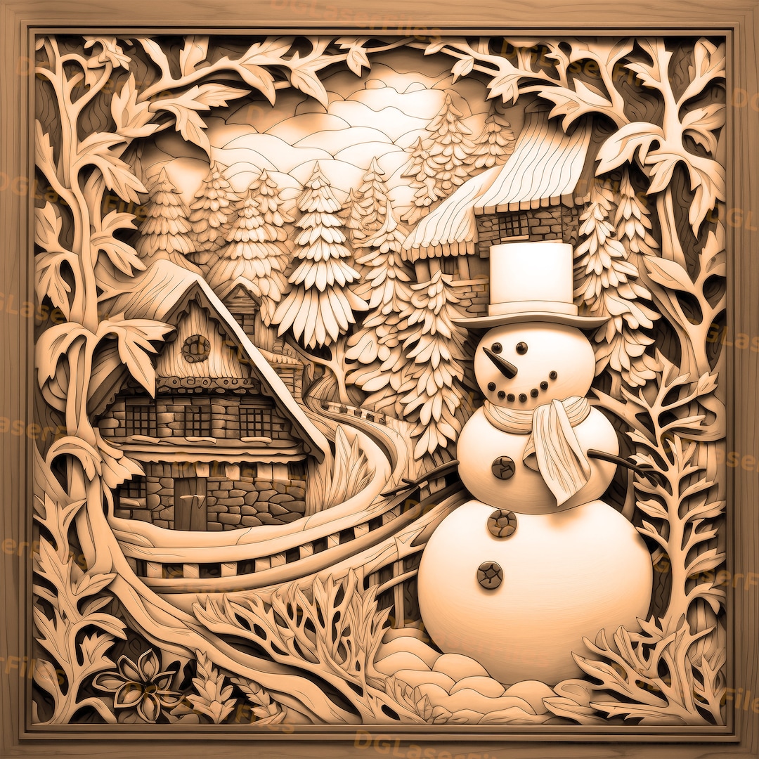 Laser Engrave File | 3D Illusion | PNG for Engraving | Glowforge ...