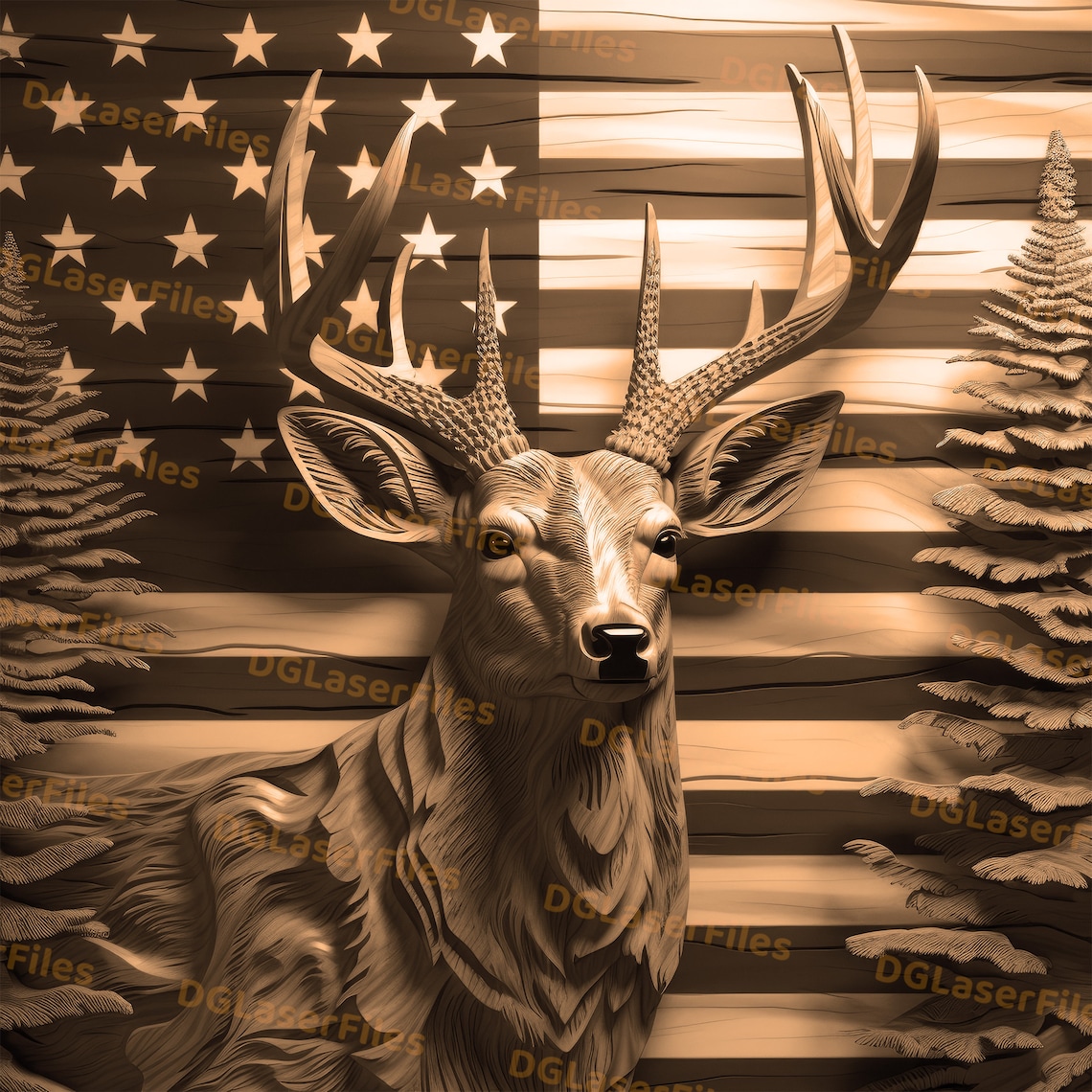 Laser Engrave File 3D Illusion PNG for Engraving - Etsy