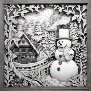 Laser Engrave File | 3D Illusion | PNG for Engraving | Glowforge ...