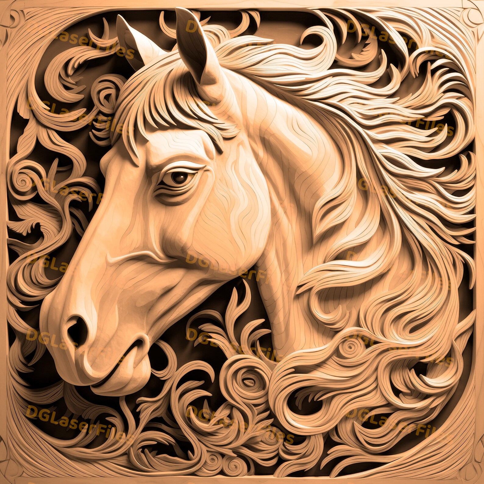 Laser Engrave File | 3D Illusion | PNG for Engraving | Glowforge ...