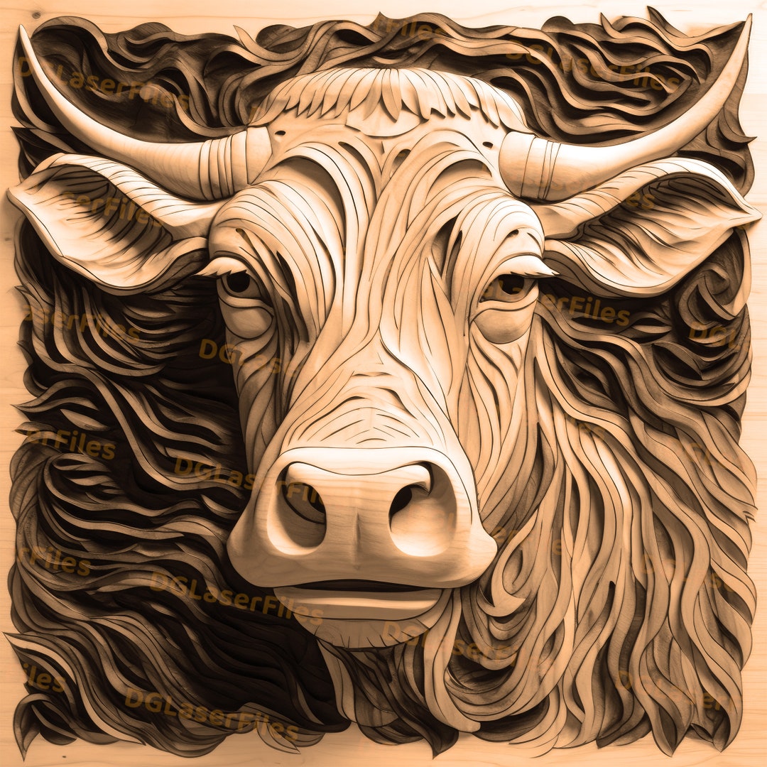 Laser Engrave File | 3D Illusion | PNG for Engraving | Glowforge ...