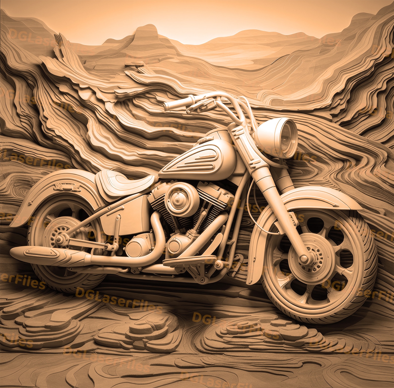 Laser Engrave File | 3D Illusion | PNG for Engraving | Glowforge ...