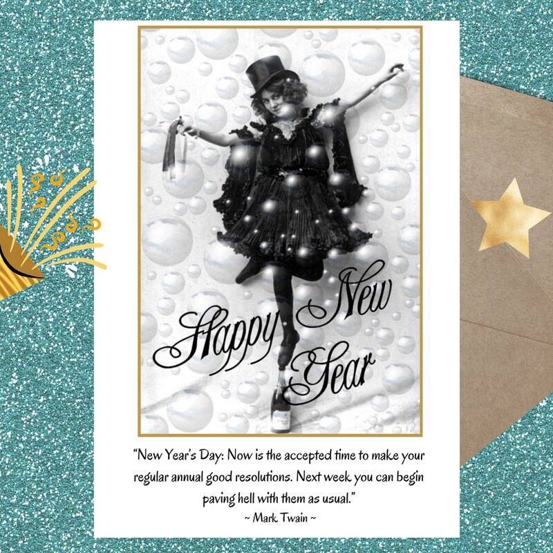 Funny New Years Card - Etsy