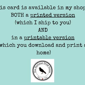 Graduation Goth Guy Printable Card | Dark Gothic Congratulations Card ...