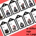 Gothic Christmas Gift Tags | Spooky Xmas Tags | Dark Christmas Gift Tag ...