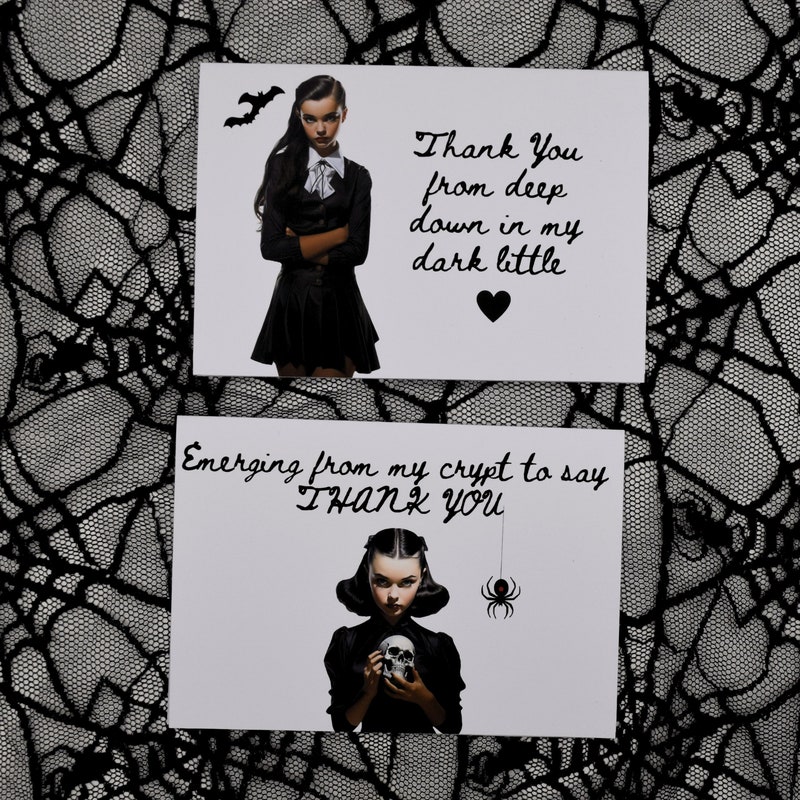 Spooky Thank You - Etsy