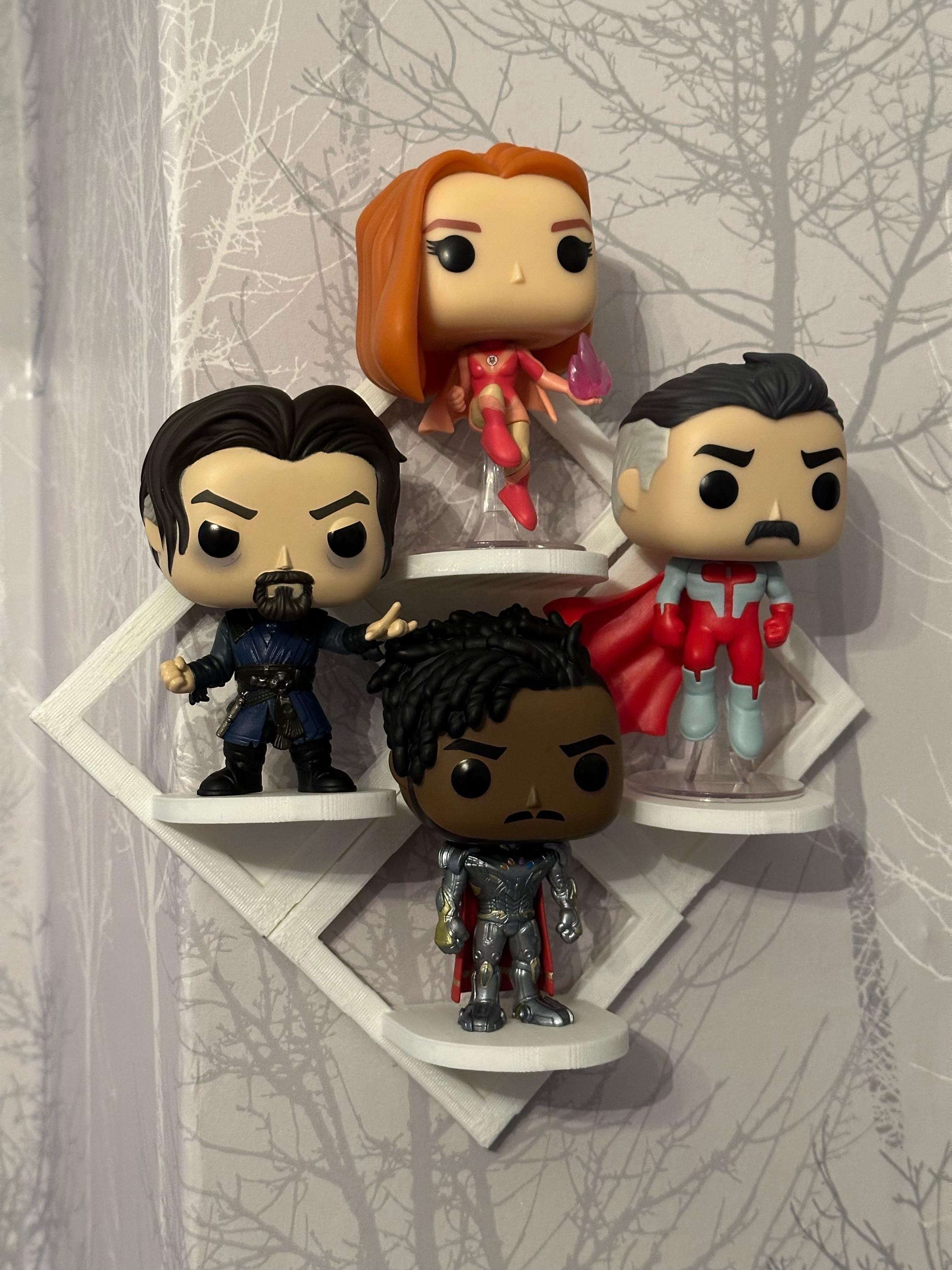 Floating Diamond Funko Shelf stick to Wall - Etsy