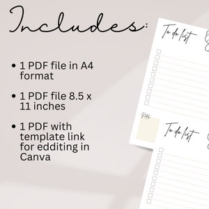 Editable To-do List Template | Printable Daily to Do List | Time ...