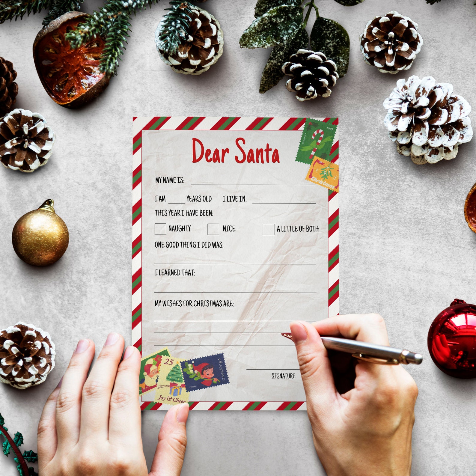 Festive Letter to Santa Bundle | Create Precious Holiday Memories in ...