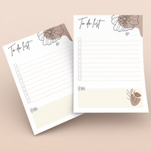 Editable To-do List Template | Printable Daily to Do List | Time ...