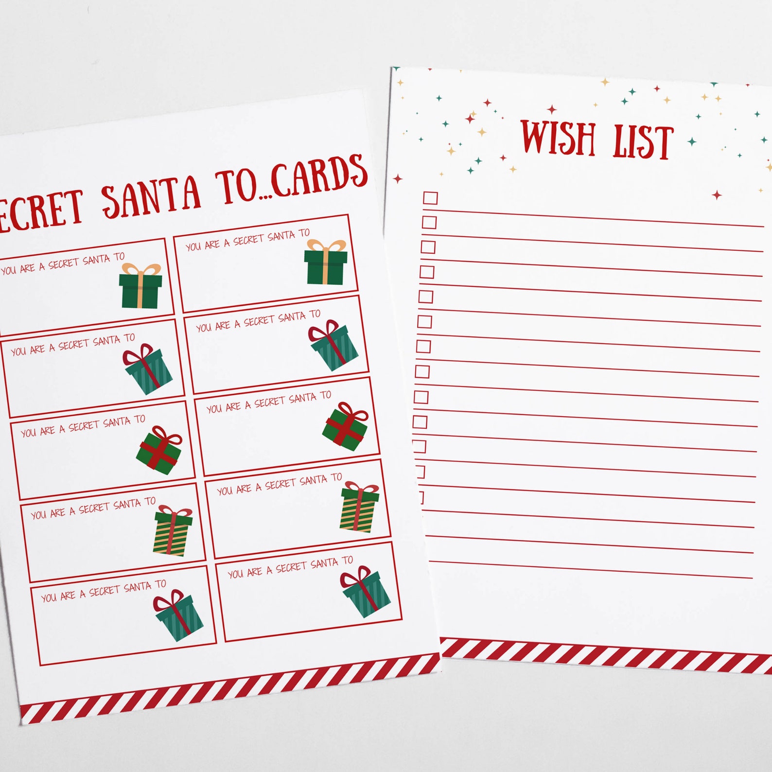 Secret Santa Questionnaire Bundle: Organize a Jolly Work Gift Exchange ...