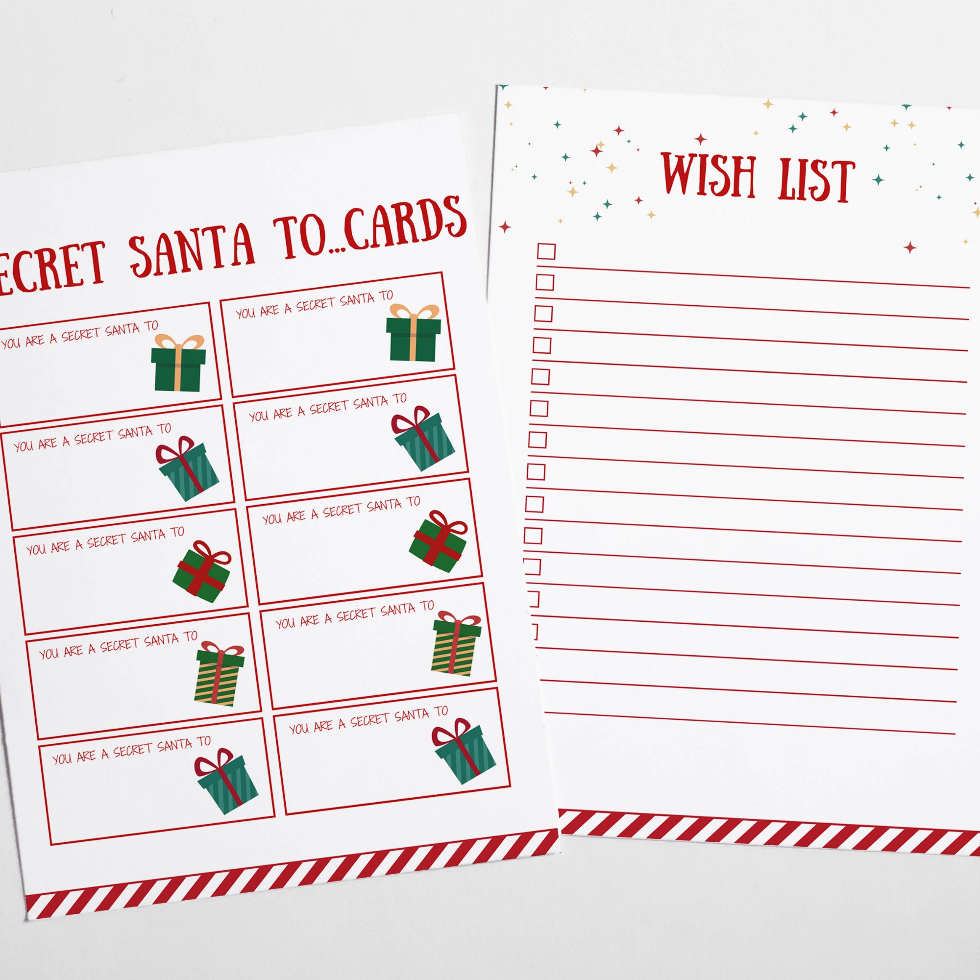 Secret Santa Questionnaire Bundle: Organize a Jolly Work Gift Exchange ...