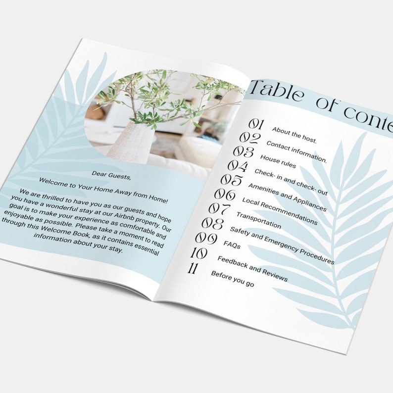 Beach Airbnb Welcome Book Template - Elevate Your Guests' Experience ...