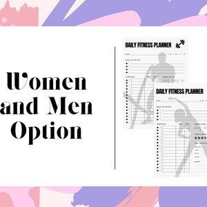 Complete Fitness Planner Bundle for Women and Men A4 - Etsy