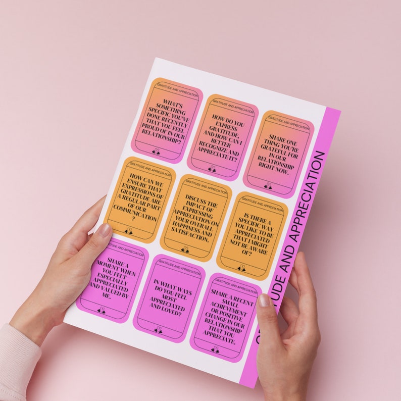 Couple Conversation Cards Question Cards Get to Know You Gаме Couple ...