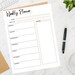 Printable Planner Templates Bundle 5 Designs Digital PDF Files Instant ...